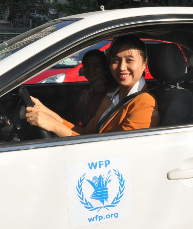 WFP challenges gender stereotypes in driver choice | Mizzima Myanmar ...