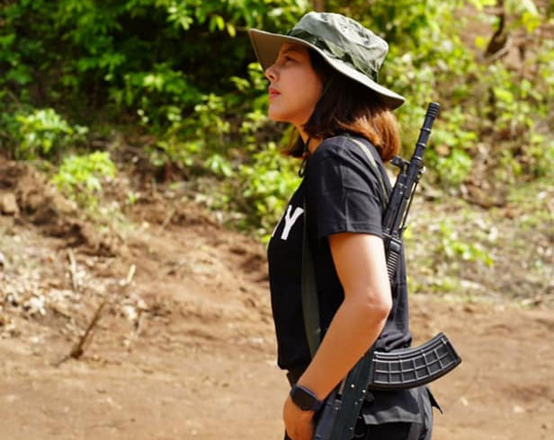 Myanmar beauty queen takes up arms against junta | Mizzima Myanmar News ...