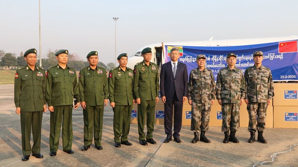 Myanmar military donates protective equipment to China | Mizzima ...