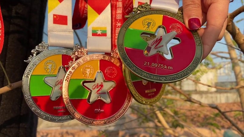 Chinese runners win events at a cross-border marathon | Mizzima Myanmar ...