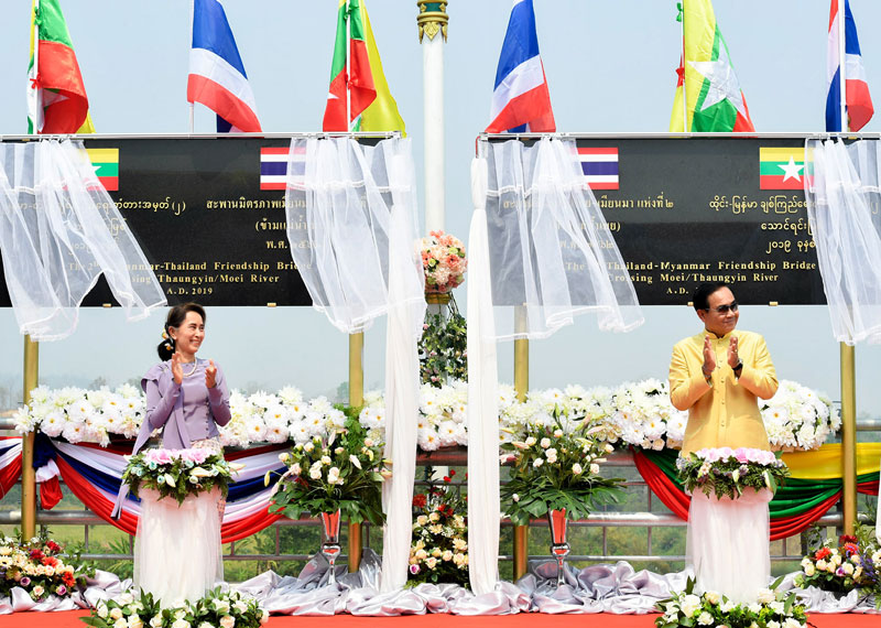 State Counsellor attends opening of Myanmar-Thai Friendship Bridge 2 ...