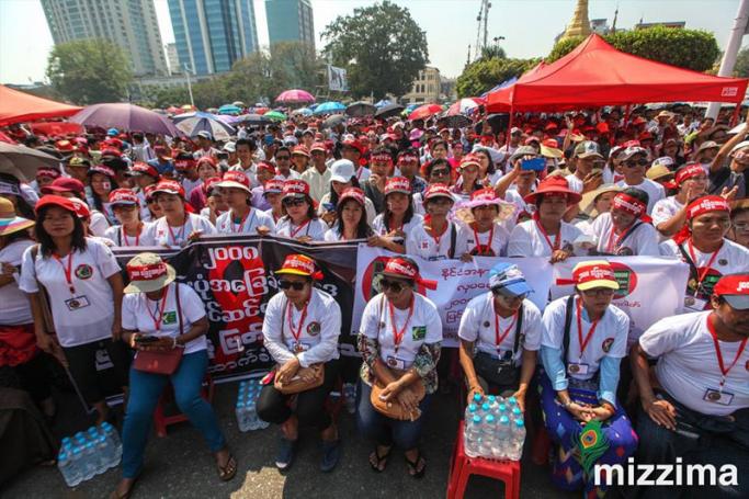 Myanmar holds rare rally to call for constitution reform | Mizzima ...